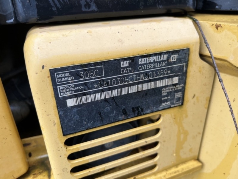 2007 Caterpillar 305C CR Mini Hydraulic Excavator | J. Stout Auction