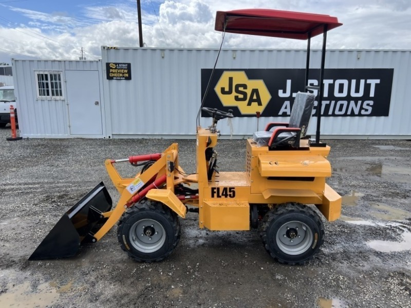 2024 Fland FL45 Mini Wheel Loader | J. Stout Auction