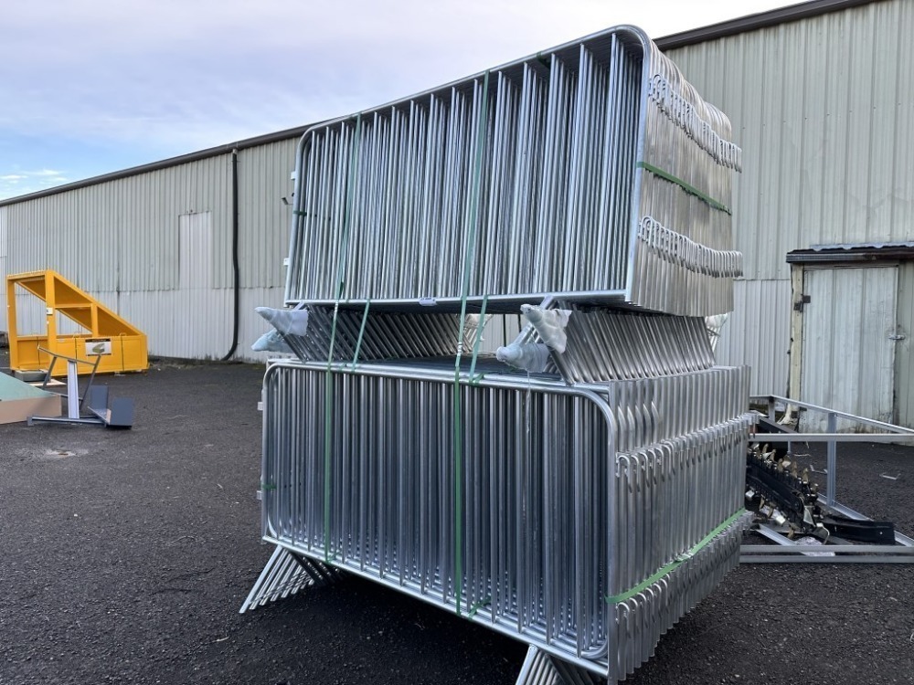 2024 Galvanized Crowd Control Fence Panels | J. Stout Auction