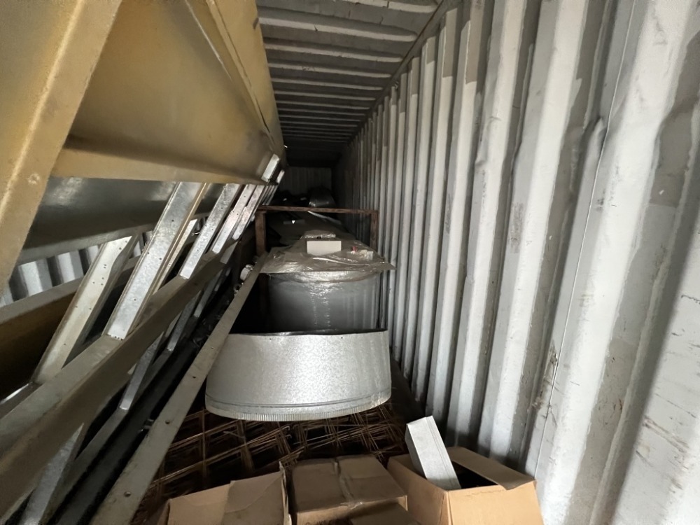 Paint Booth & 40' Shipping Container | J. Stout Auction