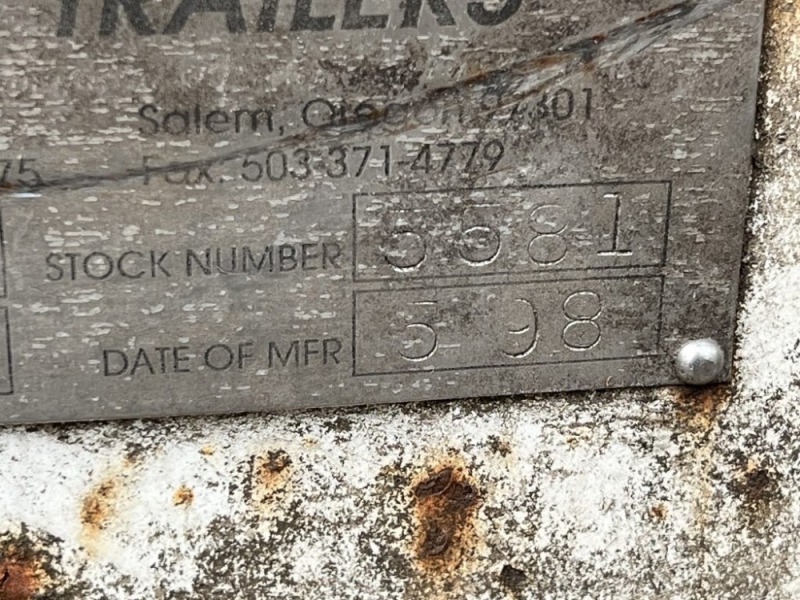 1998 Strong Boy UM74 S/A Equipment Trailer | J. Stout Auction