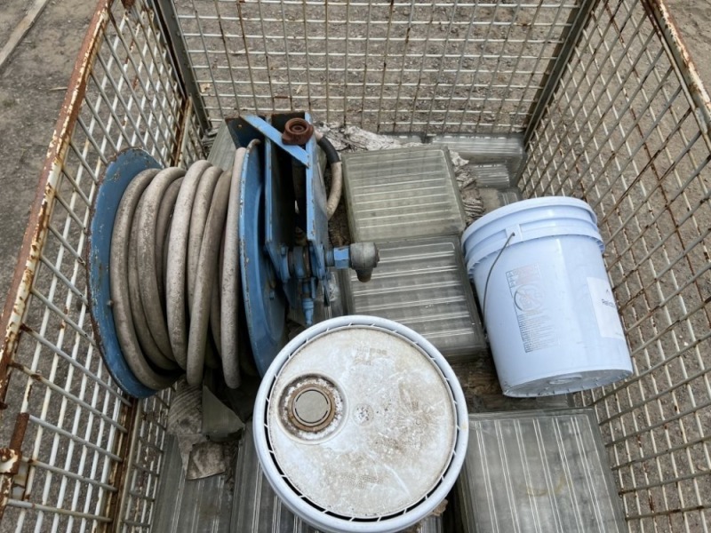 Hannay Hose Reel & Glass Tiles | J. Stout Auction