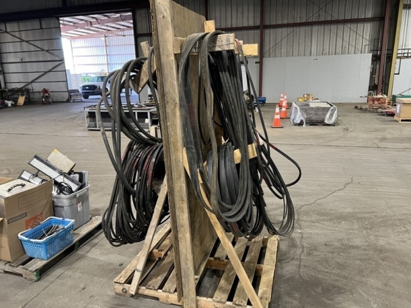 Automotive Belts With Storage Rack | J. Stout Auction