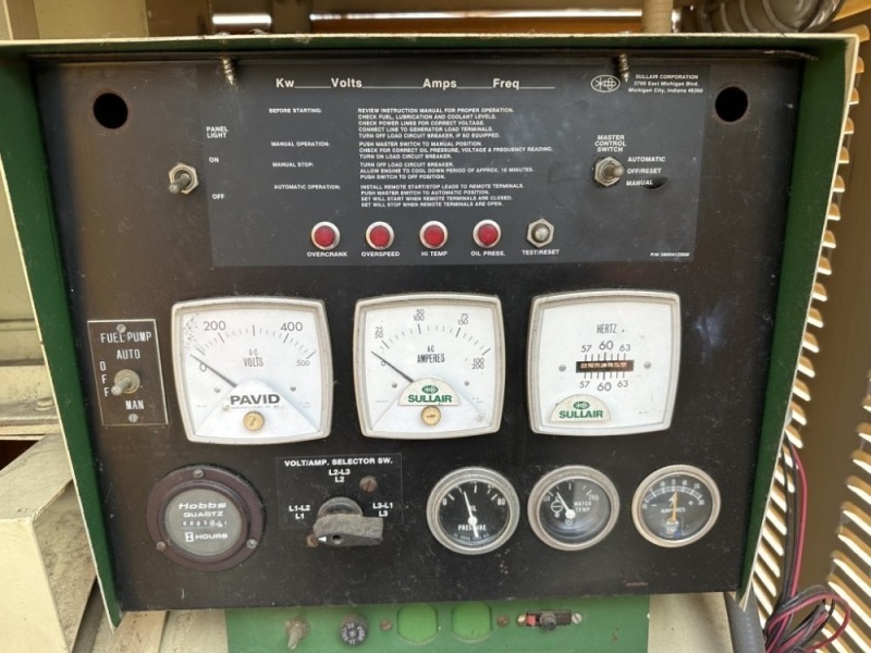 Sullair 65 KW Generator | J. Stout Auction