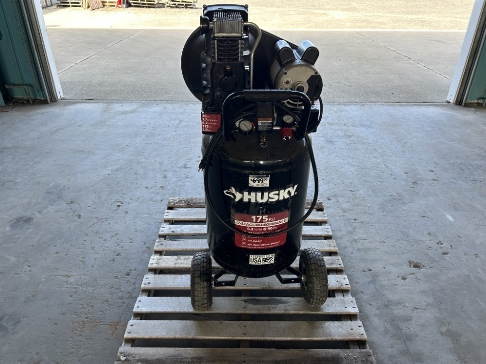 Husky 30 Gallon Air Compressor | J. Stout Auction