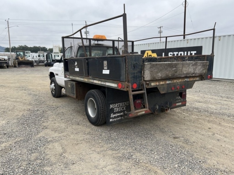 2001 Dodge Ram 3500 Flatbed Dump Truck | J. Stout Auction