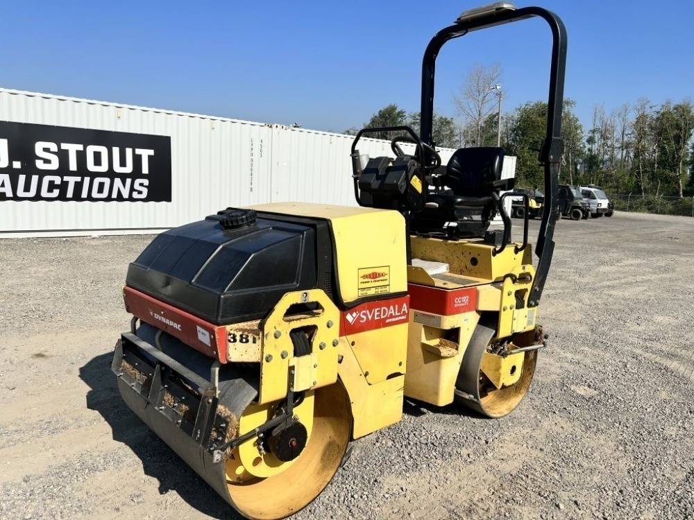 2000 Dynapac CC122 Tandem Vibratory Roller | J. Stout Auction