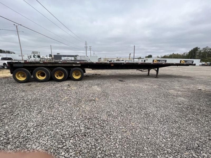 1987 Fruehauf Quad-Axle Flatbed Trailer | J. Stout Auction