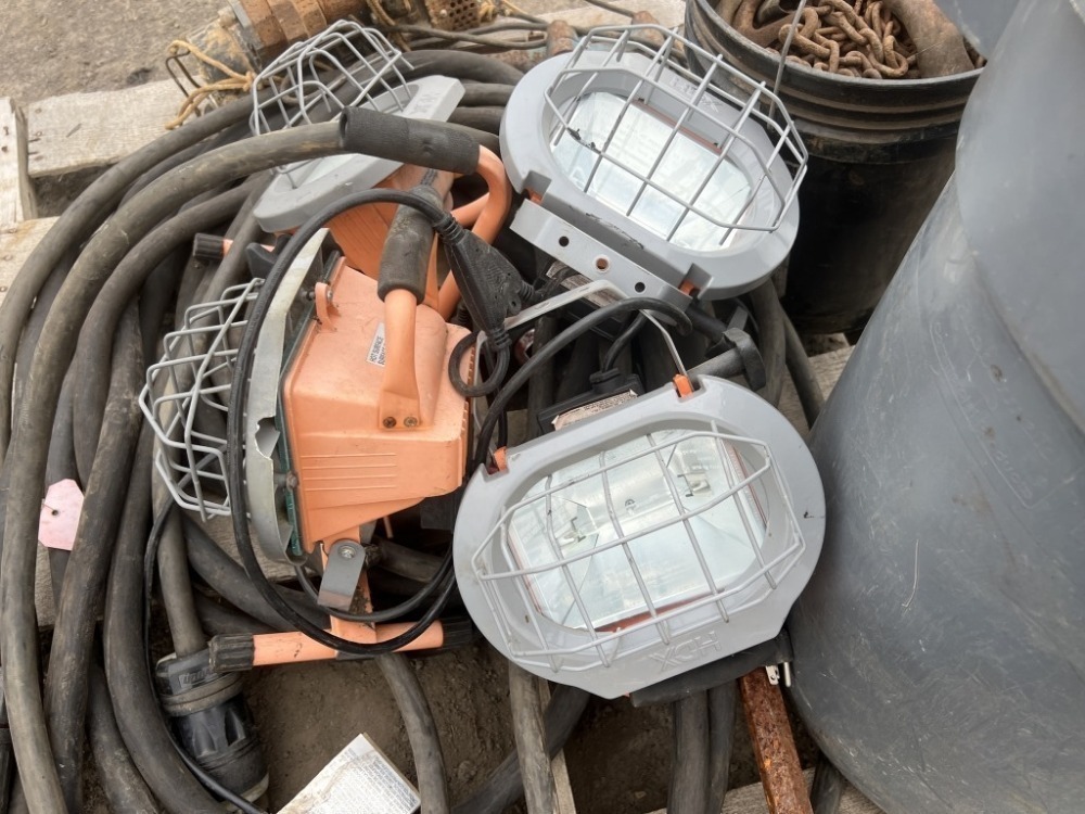 Chipping Hammer, Sump Pump & Lights | J. Stout Auction