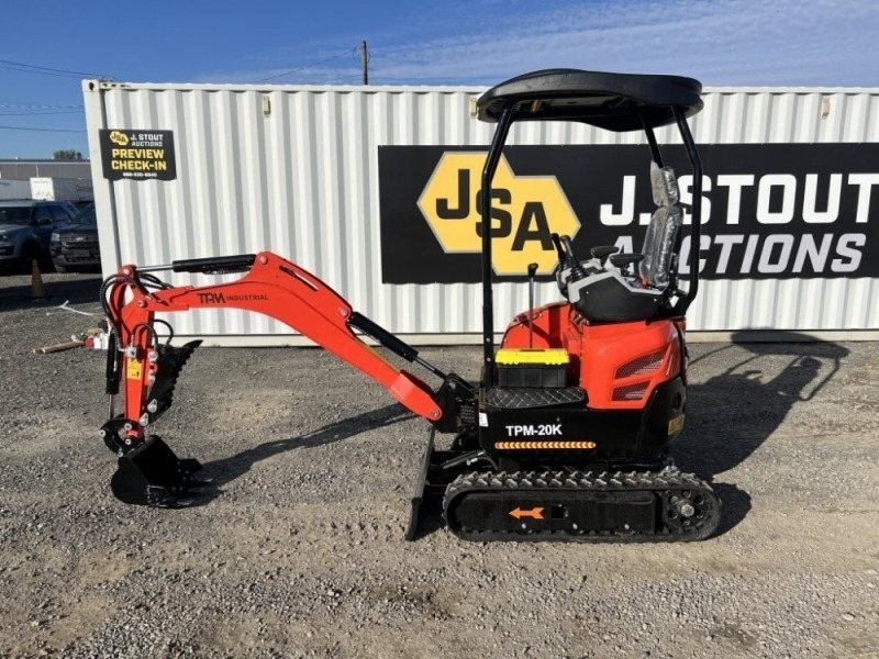 2025 TPM 20K Mini Hydraulic Excavator | J. Stout Auction