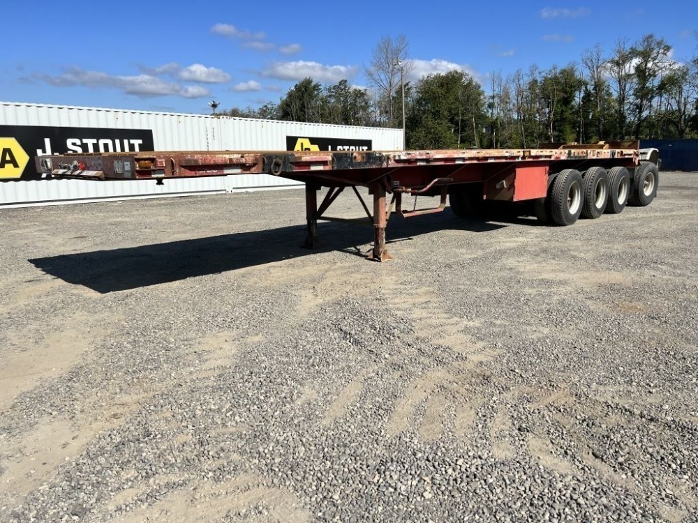 1989 Delco Quad Axle Flatbed Trailer | J. Stout Auction