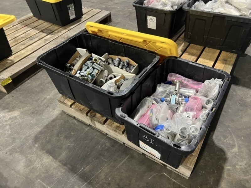 Assorted Electrical Fittings & Tote Box | J. Stout Auction