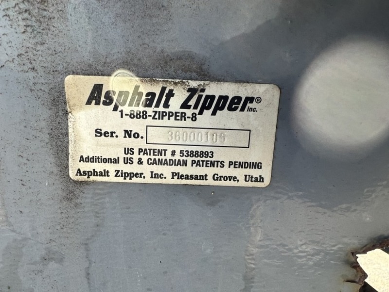2003 Asphalt Zipper AZ360 Zipper | J. Stout Auction