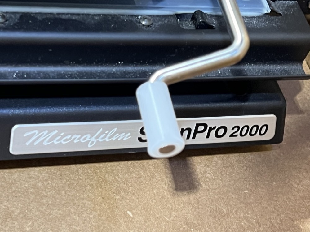 Scanpro 2000 Micro Film Scanner | J. Stout Auction