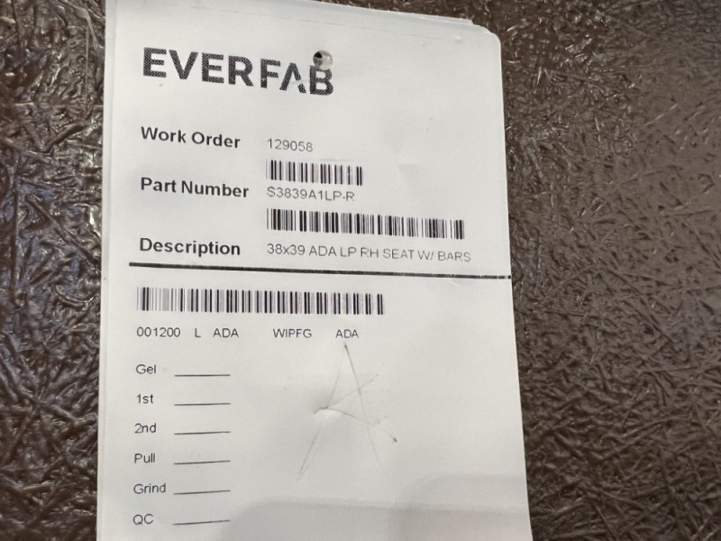 Everfab Fiberglass Shower insert | J. Stout Auction