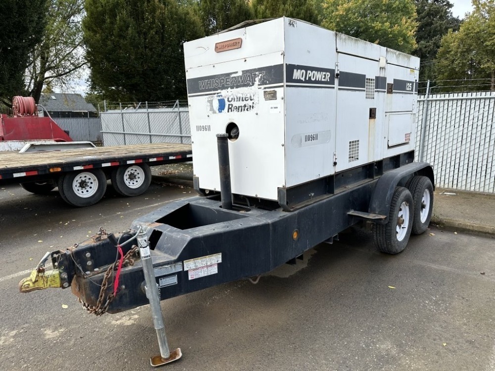 2009 MQ Power DCA125SSIU Towable Generator | J. Stout Auction