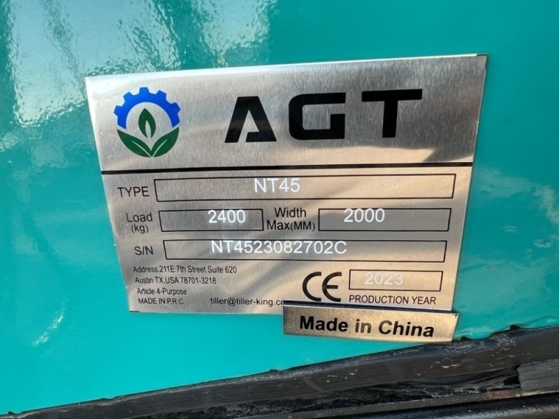 2023 AGT NT45 Mini Hydraulic Excavator | J. Stout Auction