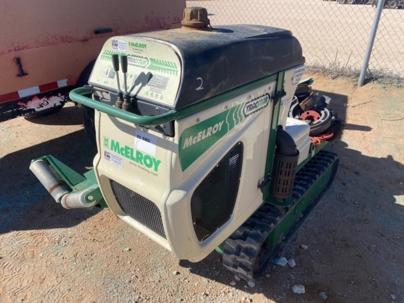 McElroy AT1816501 Tracked Pipe Fusion Machine | J. Stout Auction