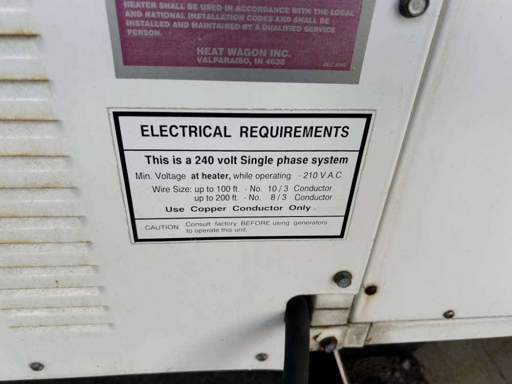 Heat Wagon Portable Ground Heater | J. Stout Auction