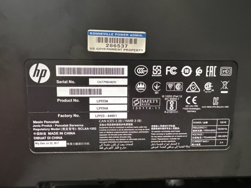 HP Designjet T1530 Plotter | J. Stout Auction