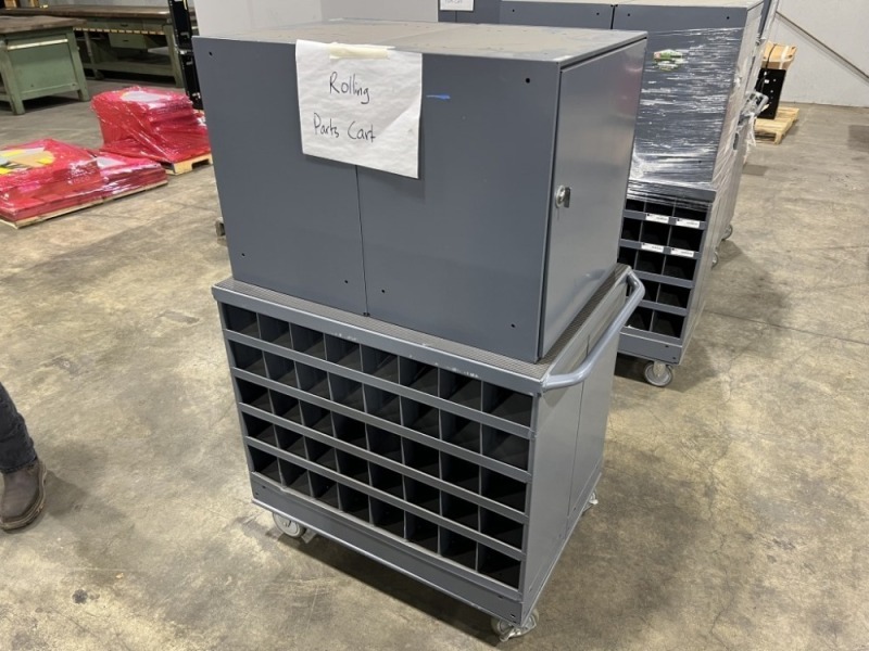 Metal Rolling Parts Cart | J. Stout Auction